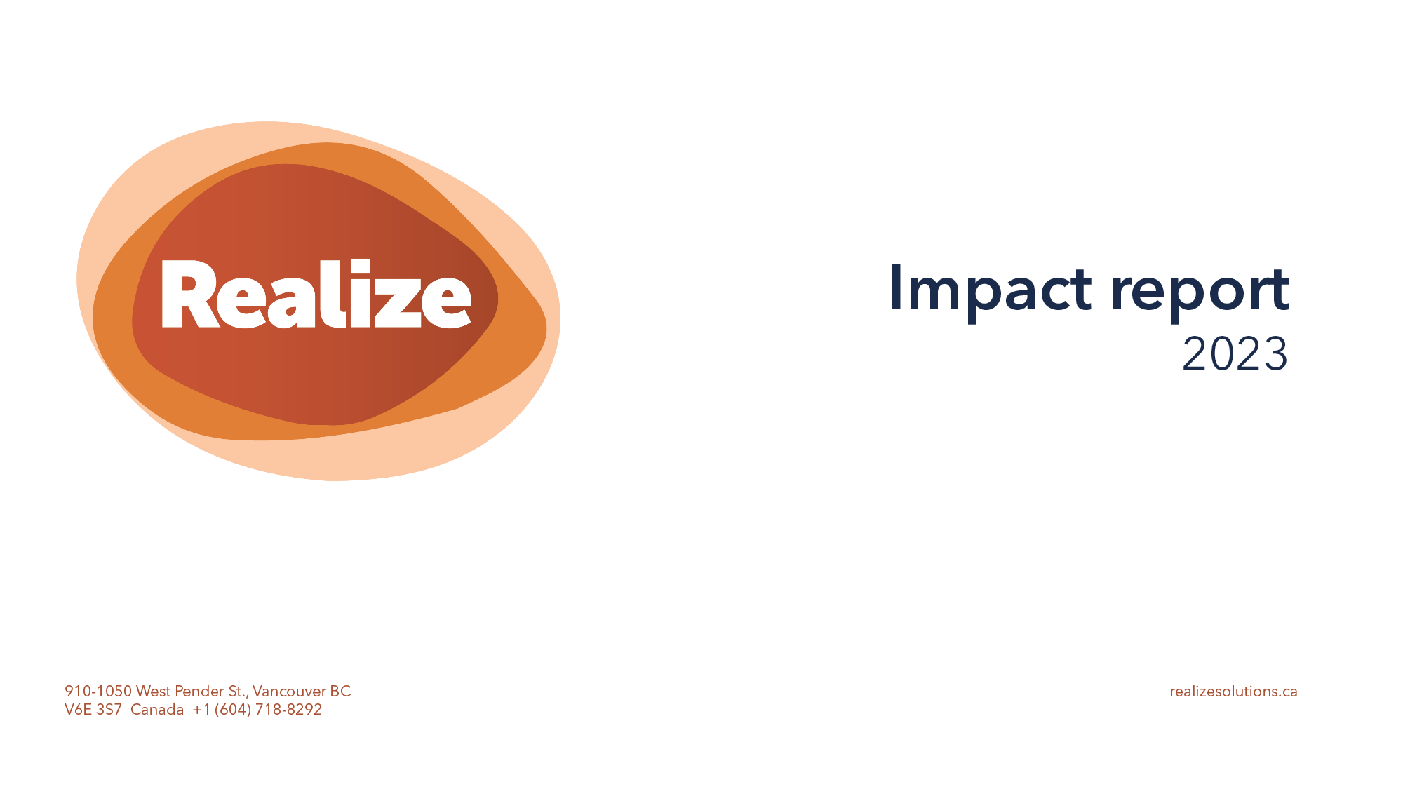 Realize 2023 Impact Report